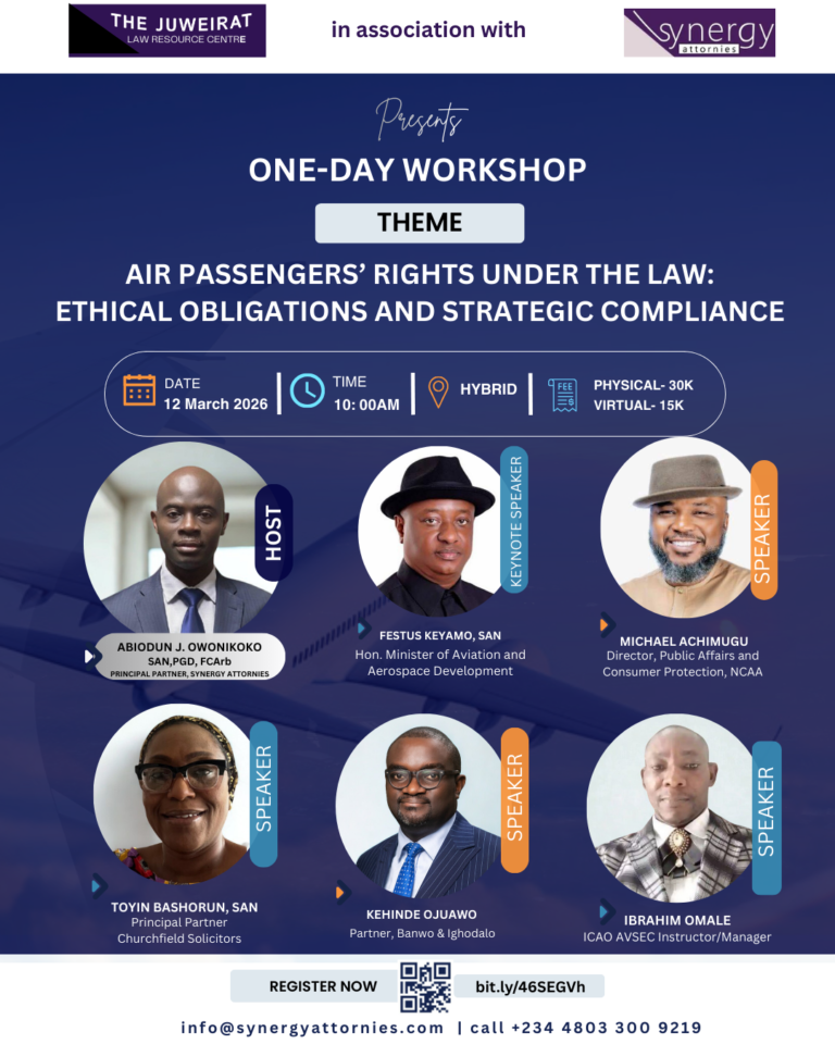 Air Passengers’ Rights Under The Law - Synergy Attornies